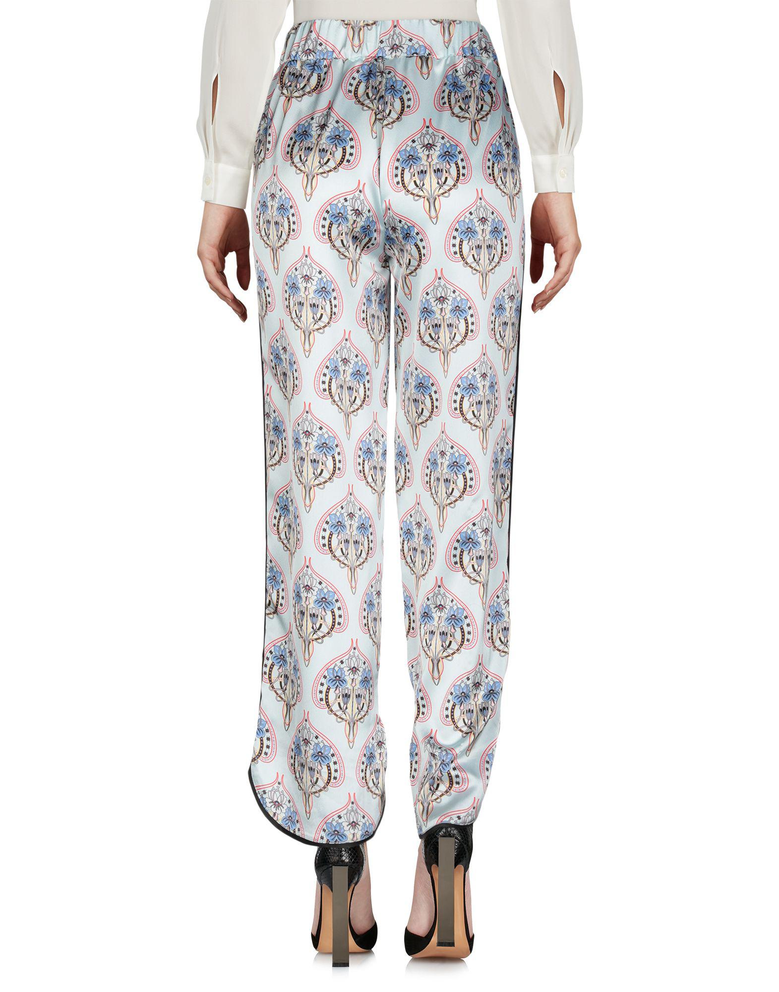 Silvian Heach Satin Casual Trouser in Sky Blue (Blue) - Lyst