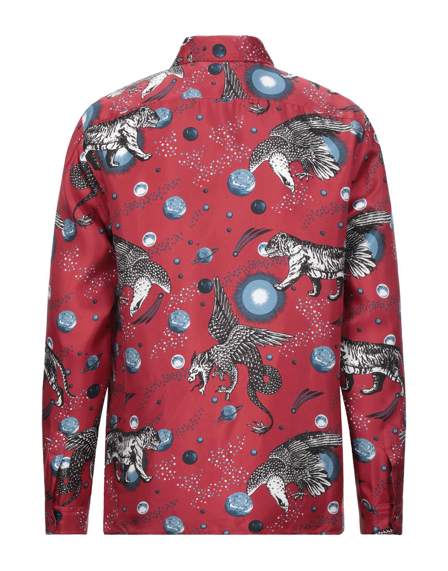 Gucci Shirt in Brick Red (Red) for Men - Lyst