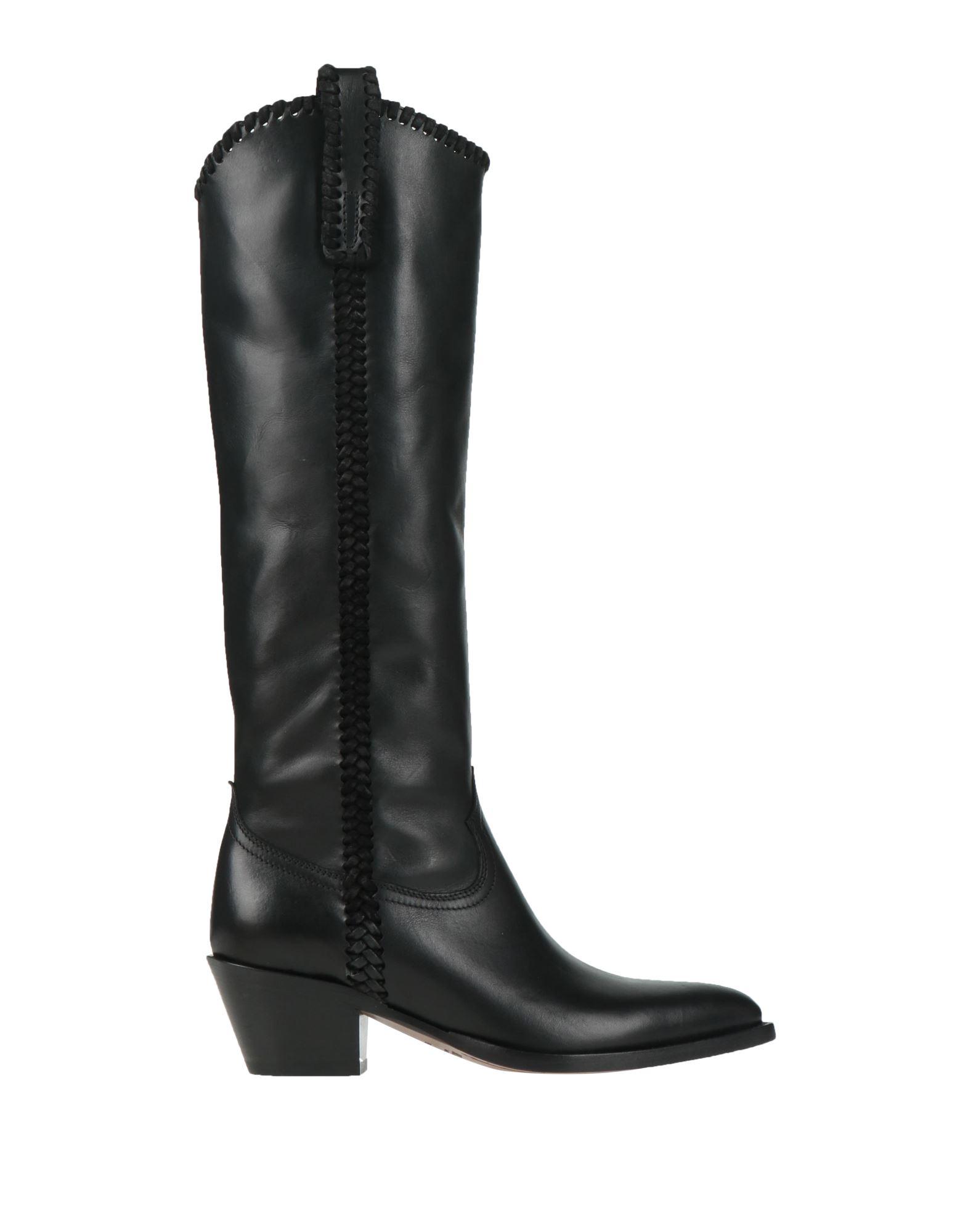 Buttero Boot Leather in Black | Lyst