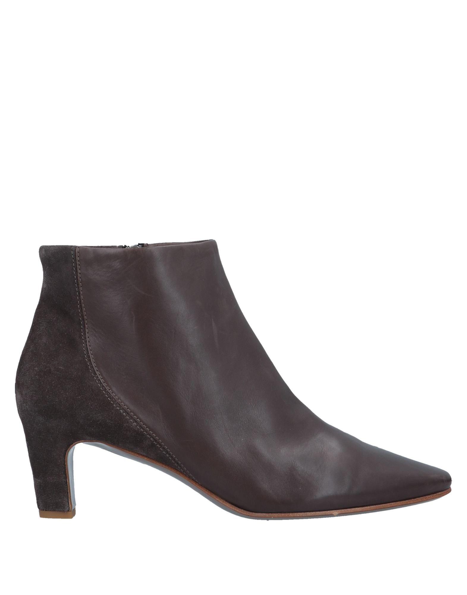 Roberto Del Carlo Leather Ankle Boots in Dark Brown (Brown) - Lyst