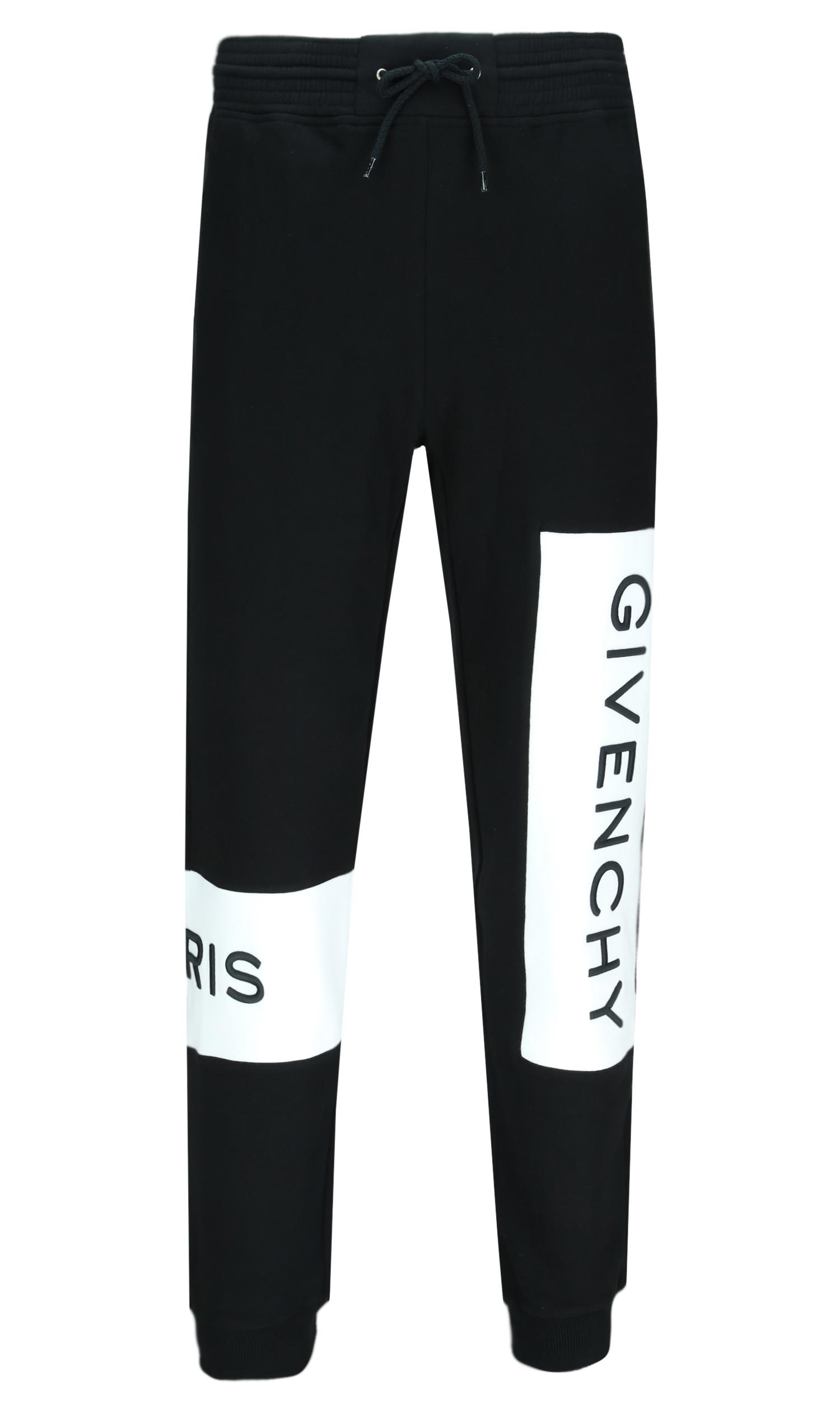 Givenchy Cotton Felpa Track Pants in Black for Men - Lyst