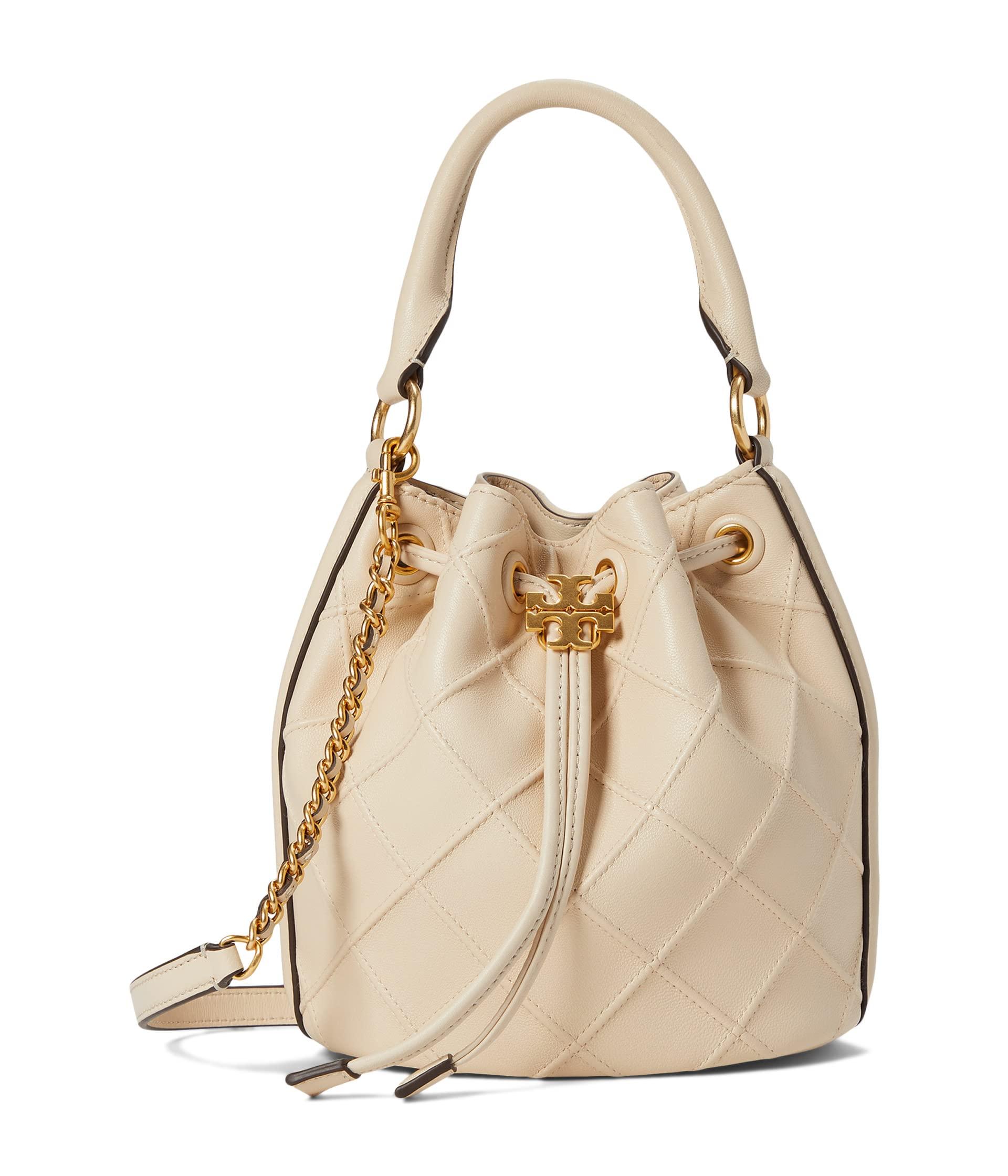 Tory Burch Fleming Soft Bucket Bag in Natural | Lyst Tory Burch Fleming Soft Bucket Bag in Natural | Lyst