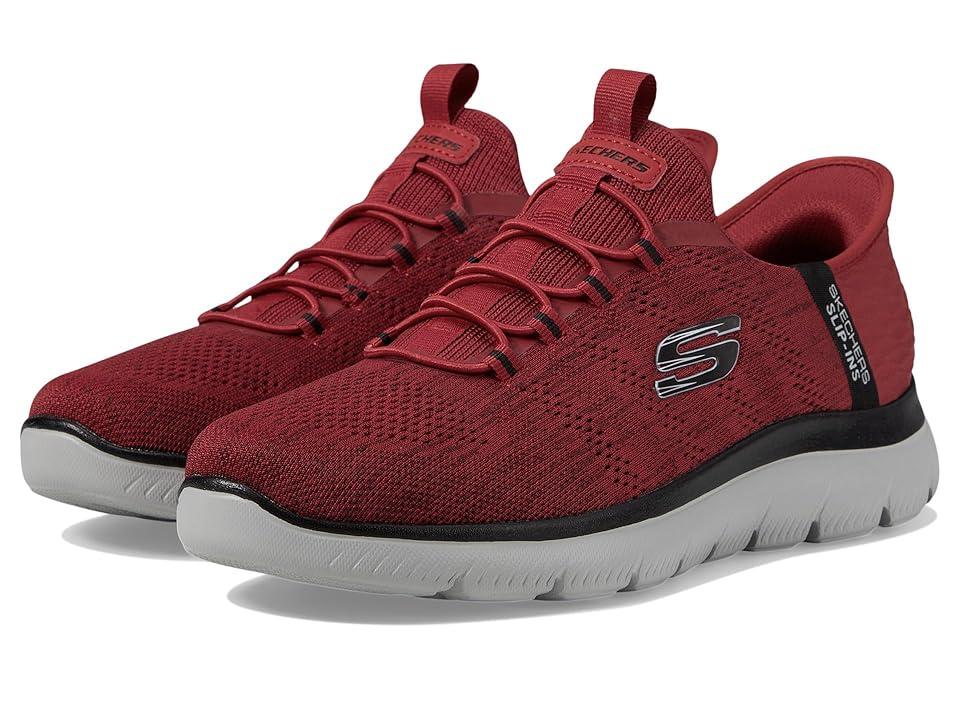 Skechers Summits Key Pace Hands Free Slip-in Sneaker in Red for Men | Lyst