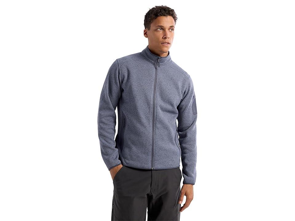 Arc'teryx Full-Zip Fleece Cardigan Jacket in Black for Men | Lyst