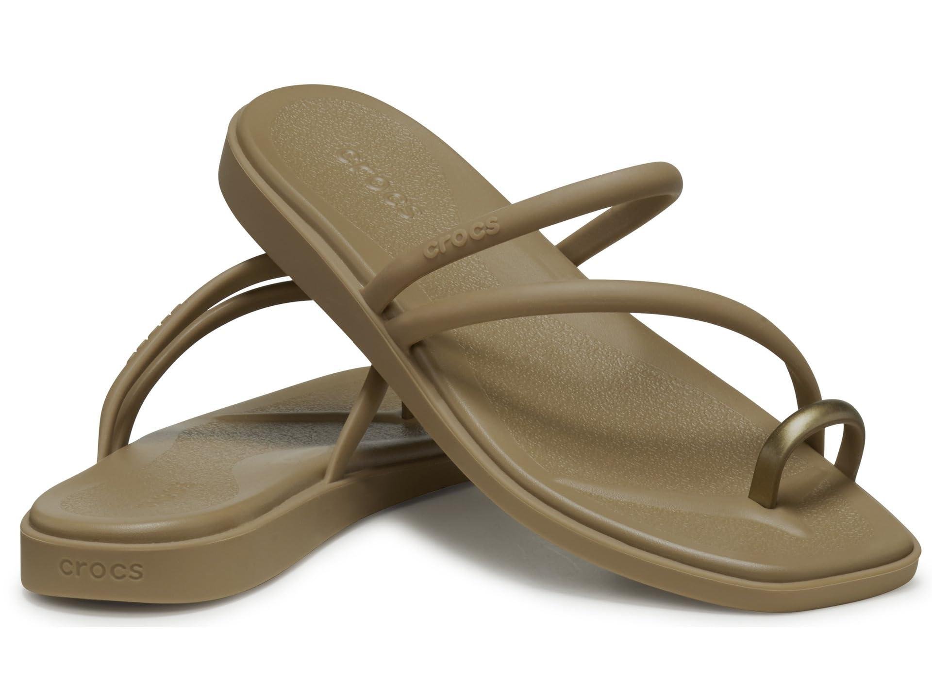 Crocs™ Miami Toe Loop Sandals Flat | Lyst