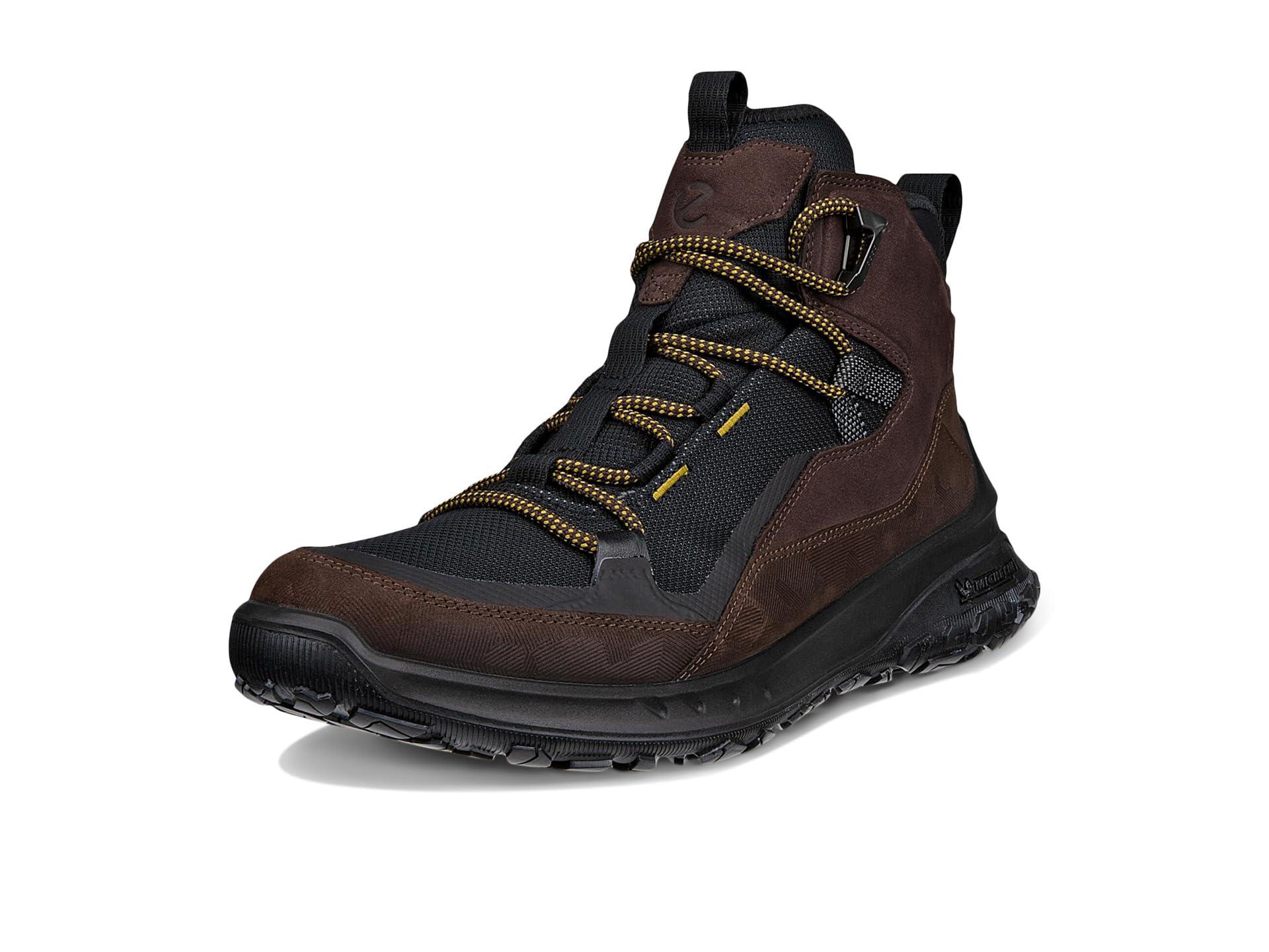 Ecco Ultra Terrain Waterproof Mid Hiking in Black for Men | Lyst