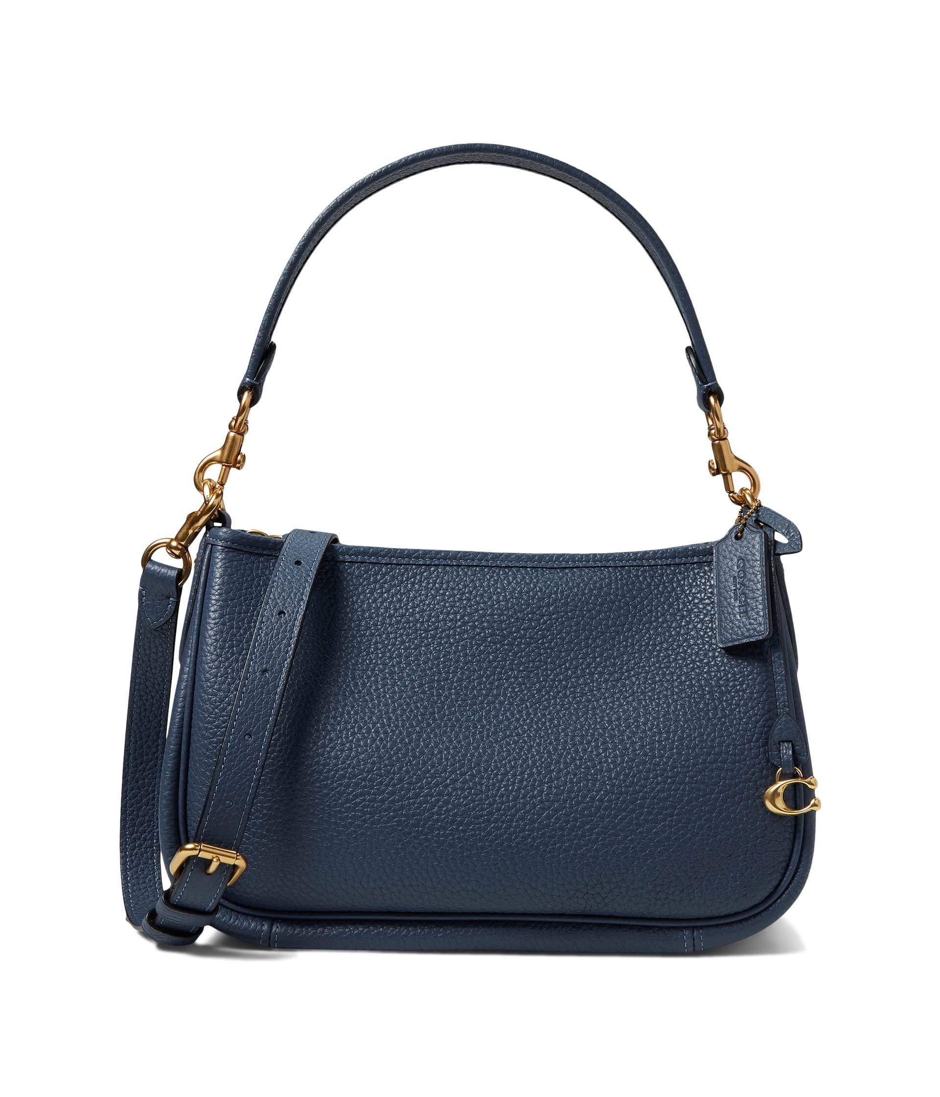 COACH Soft Pebble Leather Cary Crossbody in Blue | Lyst COACH Soft Pebble Leather Cary Crossbody in Blue | Lyst