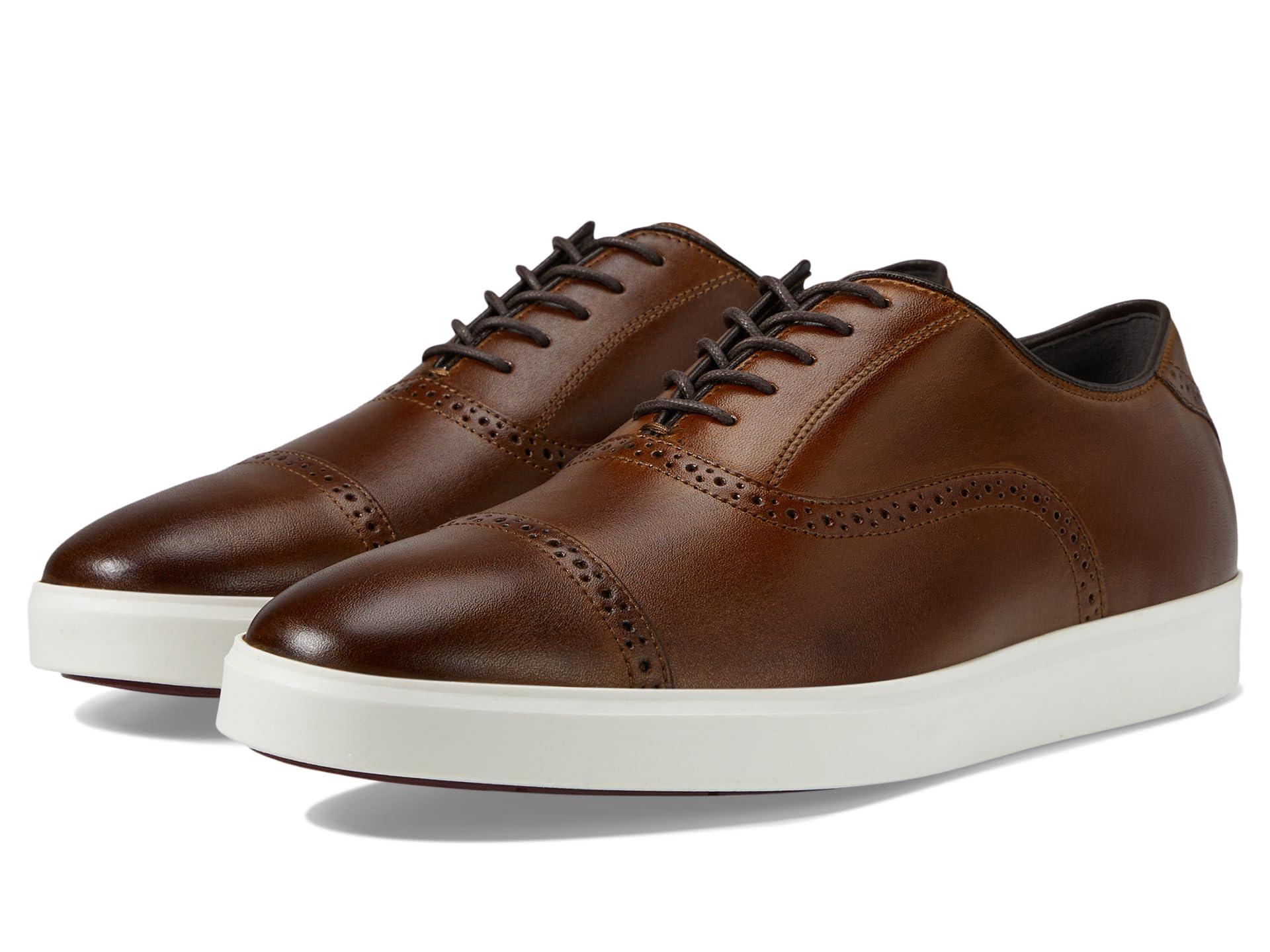 Johnston & Murphy Brody Cap Toe in Brown for Men | Lyst