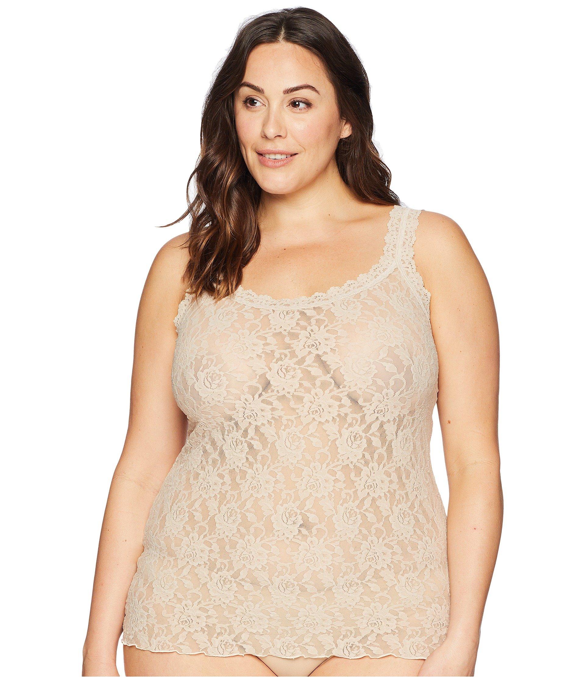 Hanky Panky Plus Size Signature Lace Unlined Cami In Brown Lyst