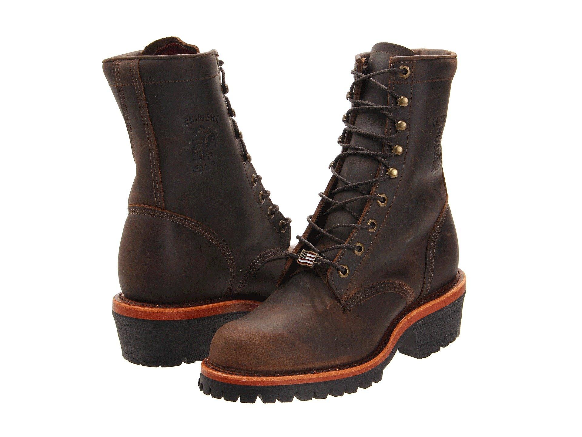 Chippewa Leather Apache Logger in Chocolate (Brown) for Men - Lyst