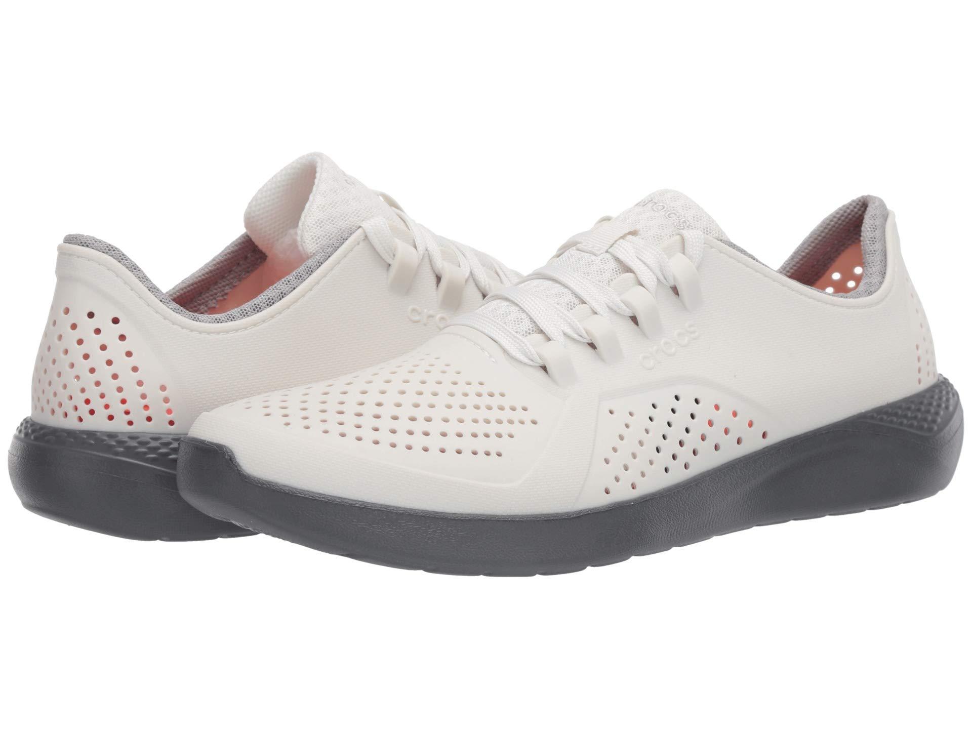 Crocs™ Literide Pacer Lace Up Sneaker in White for Men | Lyst