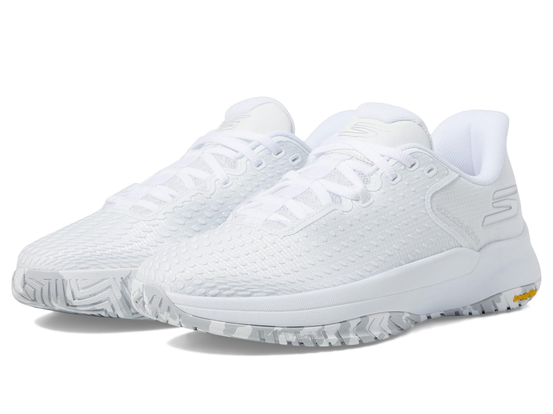 Skechers Pickleball Viper Court: Elite Hands Free Slip- Ins in White ... Skechers Pickleball Viper Court: Elite Hands Free Slip- Ins in White ...