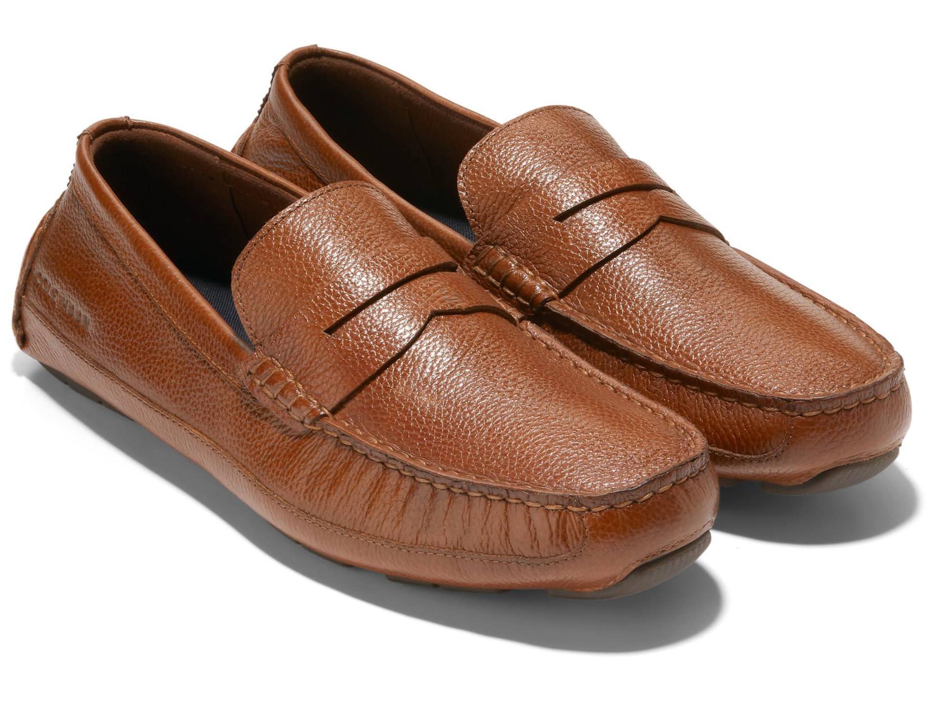 Cole Haan Wyatt Penny Driver in Brown for Men | Lyst