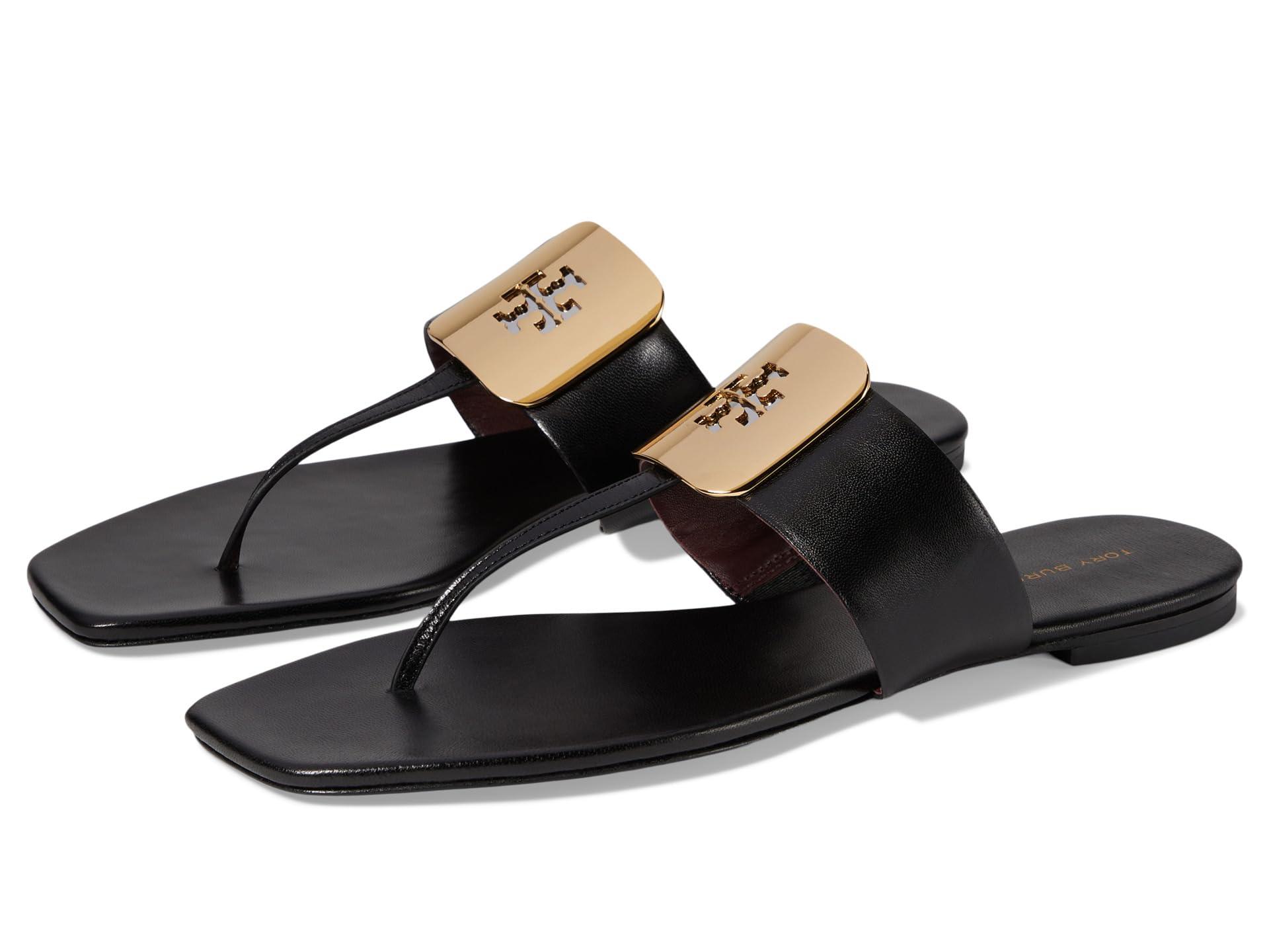 Tory Burch Georgia Sandals in Black | Lyst