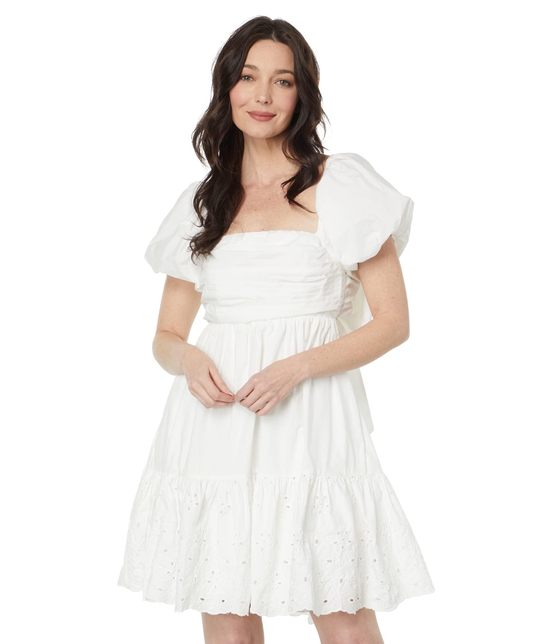 En Saison Juliet Mini Dress in White | Lyst