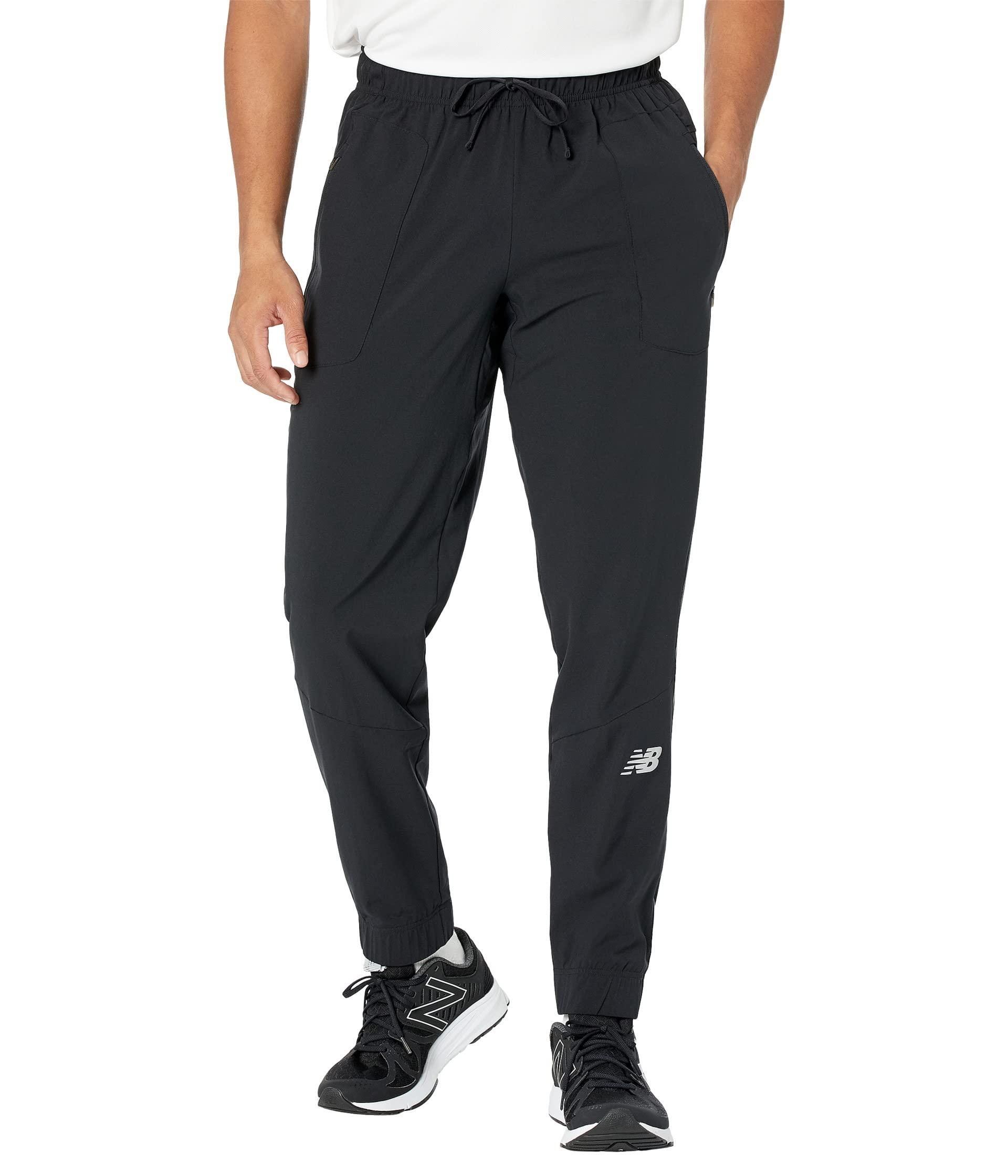 New Balance Impact Run Woven Pants in Black for Men | Lyst