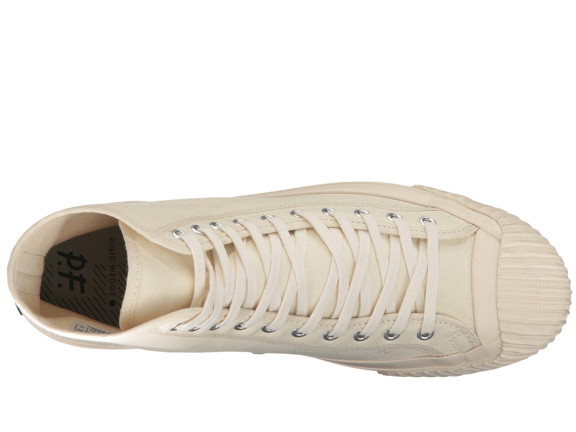 PF Flyers Grounder Hi in Natural - Lyst
