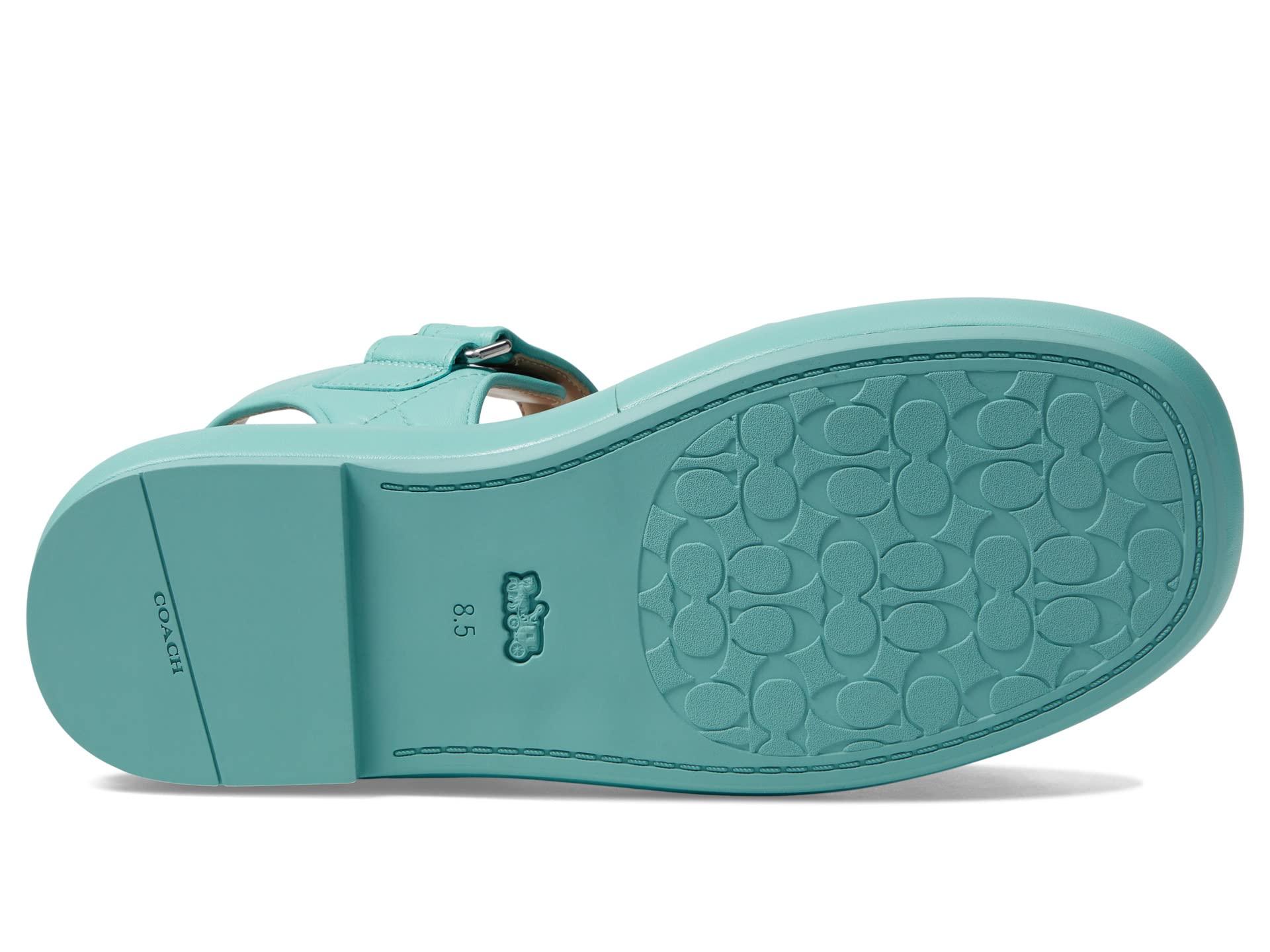 Turquoise Coach Sandals