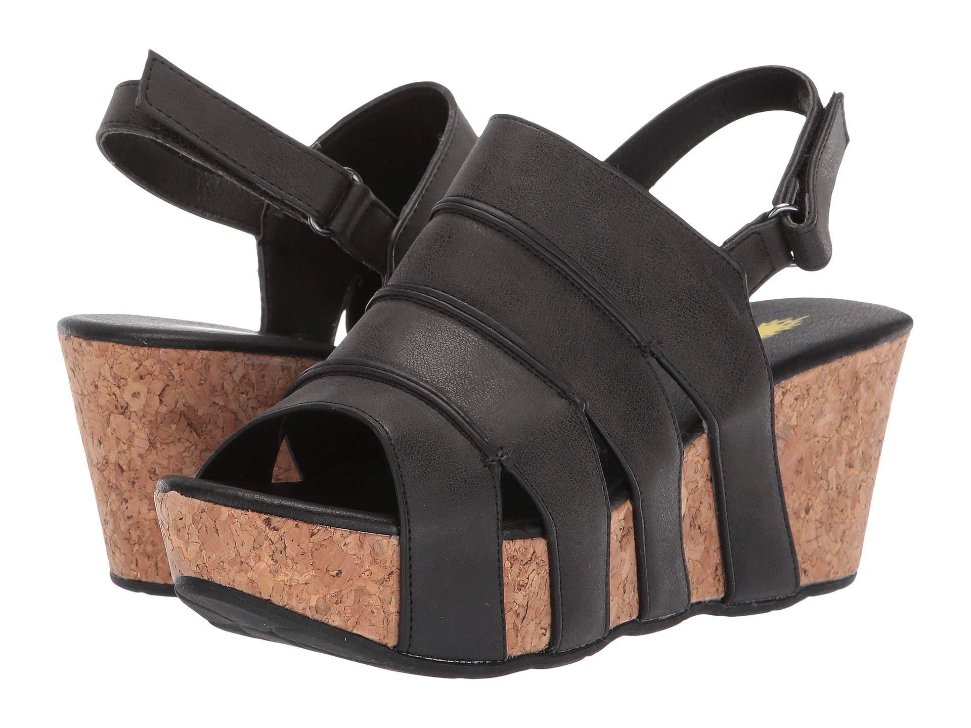 Volatile Compose Black Wedge Shoes Lyst