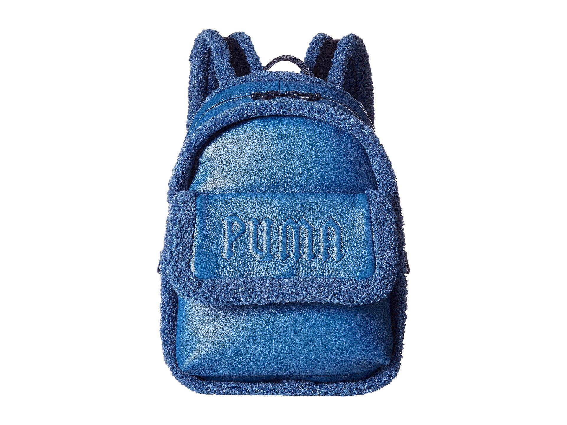 PUMA Synthetic X Fenty By Rihanna Mini Sherpa Backpack in Bright Cobalt ...