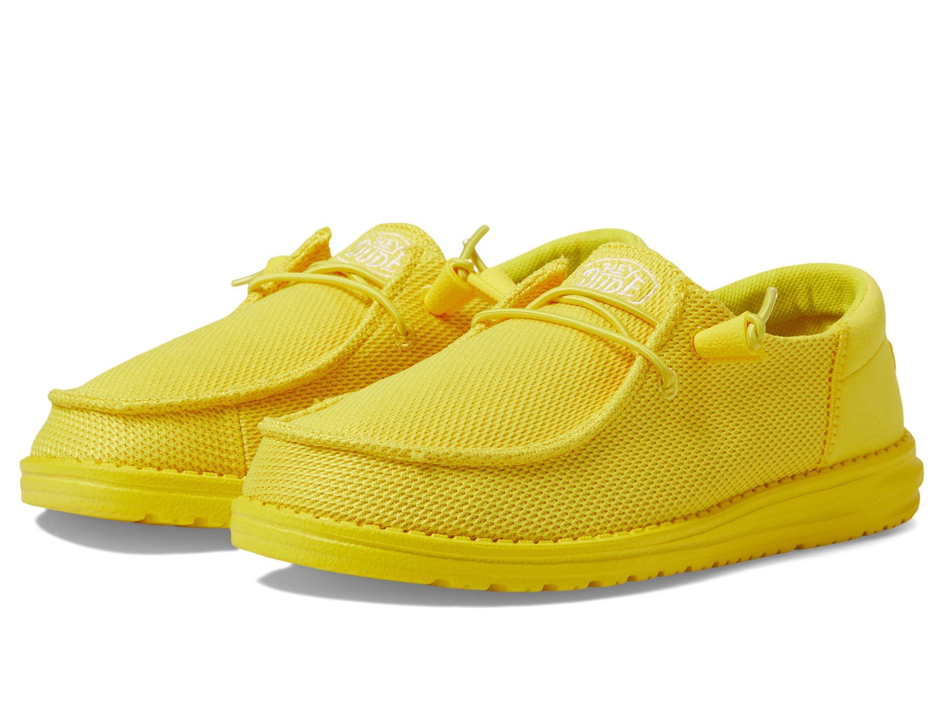 Hey Dude Wendy Funk Mono Slip On Casual Shoes In Yellow Lyst
