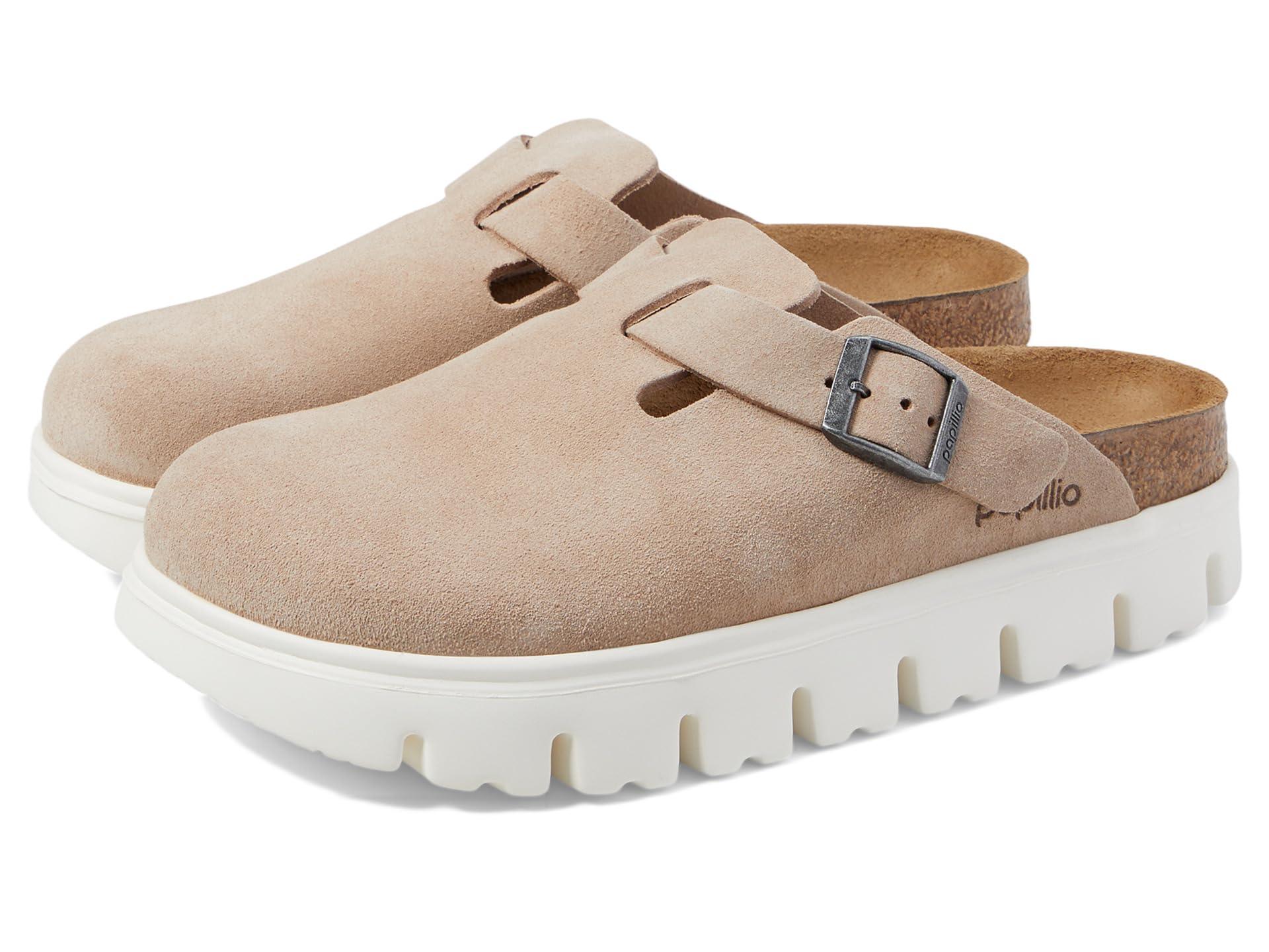 Birkenstock Papillio By Boston Chunky Platform Clog in Natural | Lyst