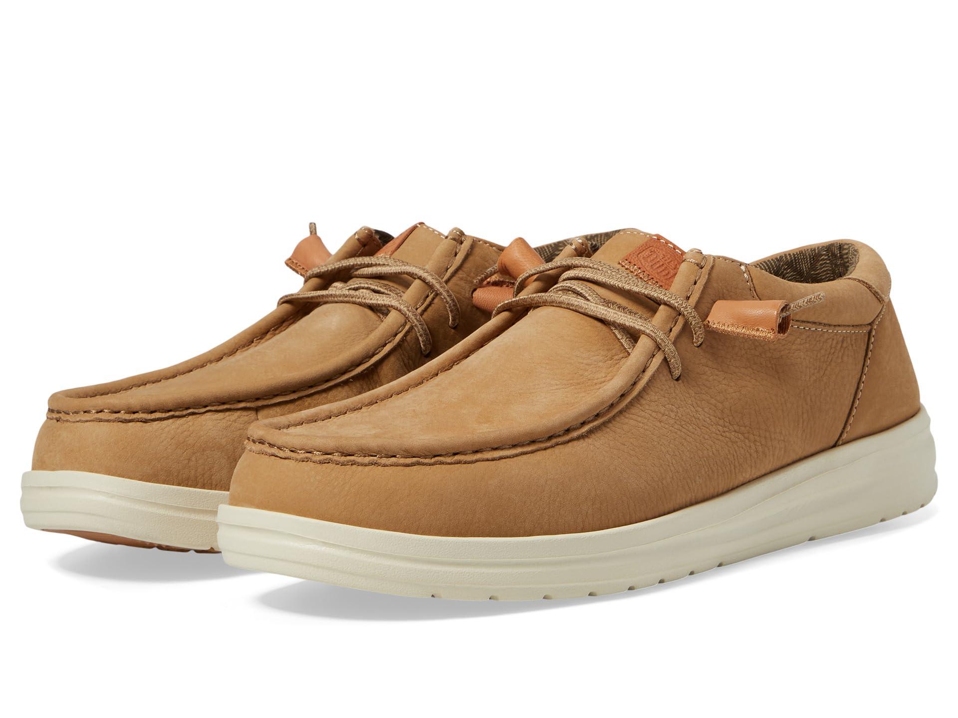 Hey Dude Wally Grip Craft Leather in Black for Men | Lyst