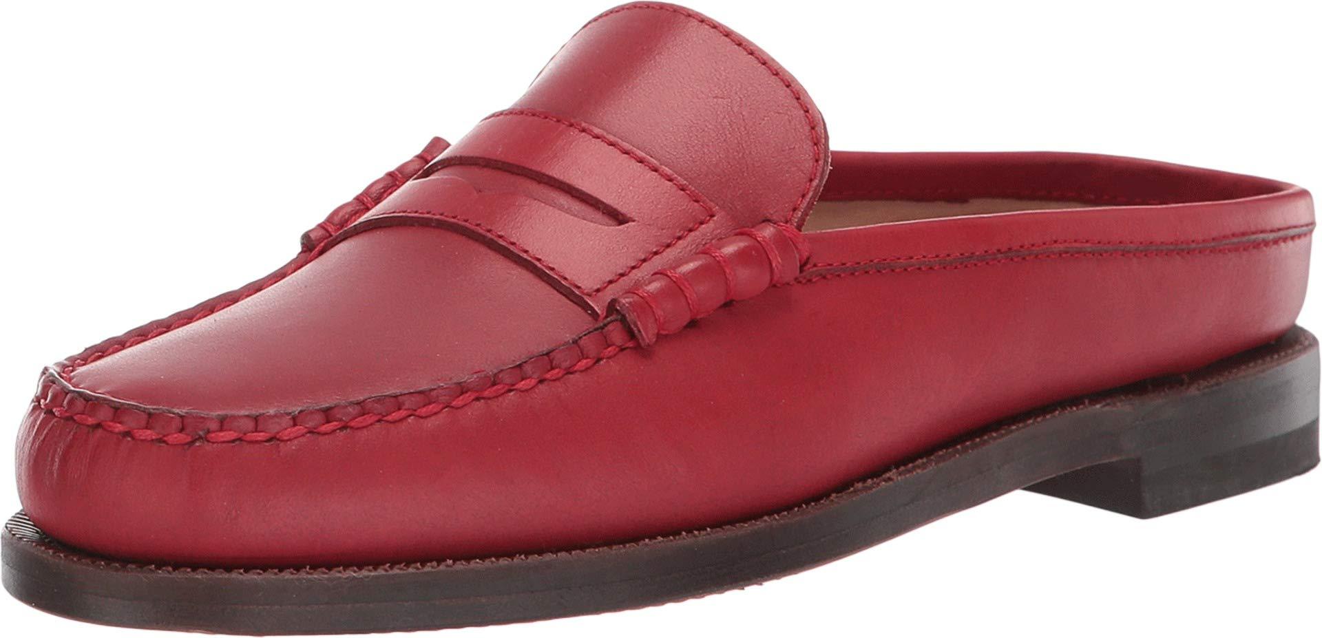 Sebago Leather Classic Dan Clog Pop in Red - Lyst