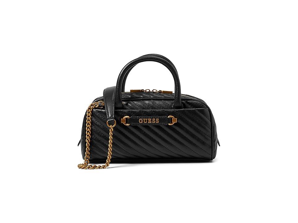 Guess Sela Box Satchel () Satchel Handbags in Black | Lyst