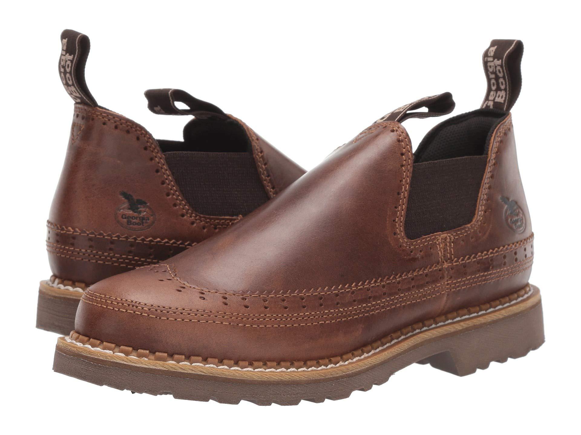 Georgia Boot Leather Romeo in Brown - Lyst