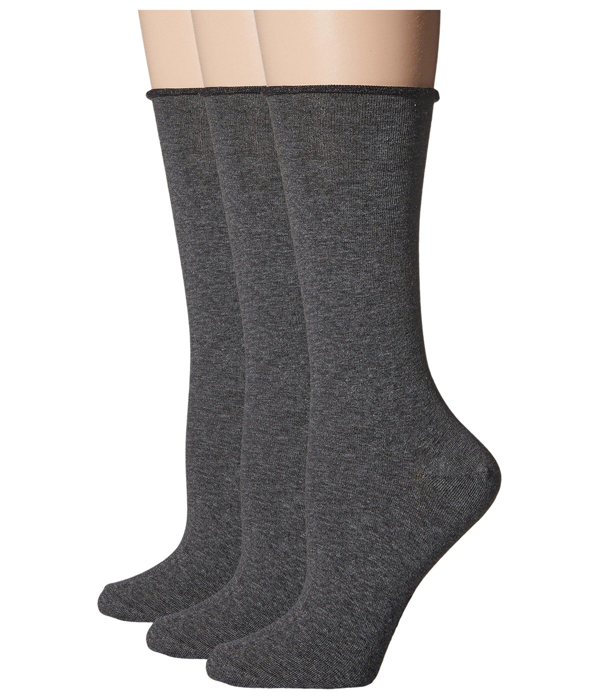 Hue Denim Jean Socks 3-pack in Graphite Heather (Gray) - Save 17% - Lyst