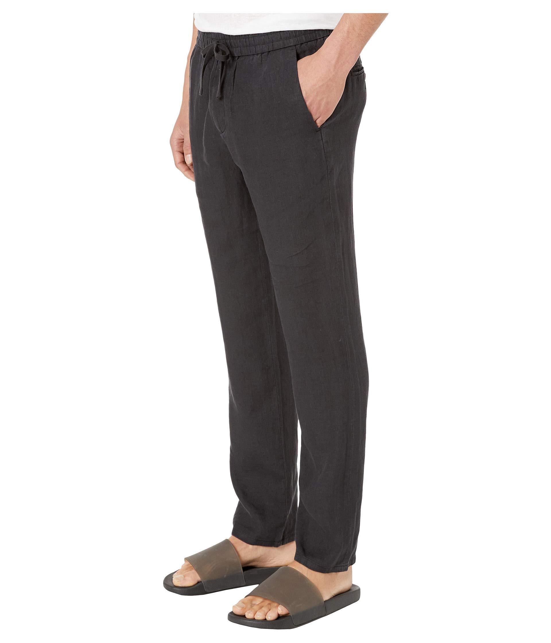 Vince Draw String Pants in Black for Men - Lyst