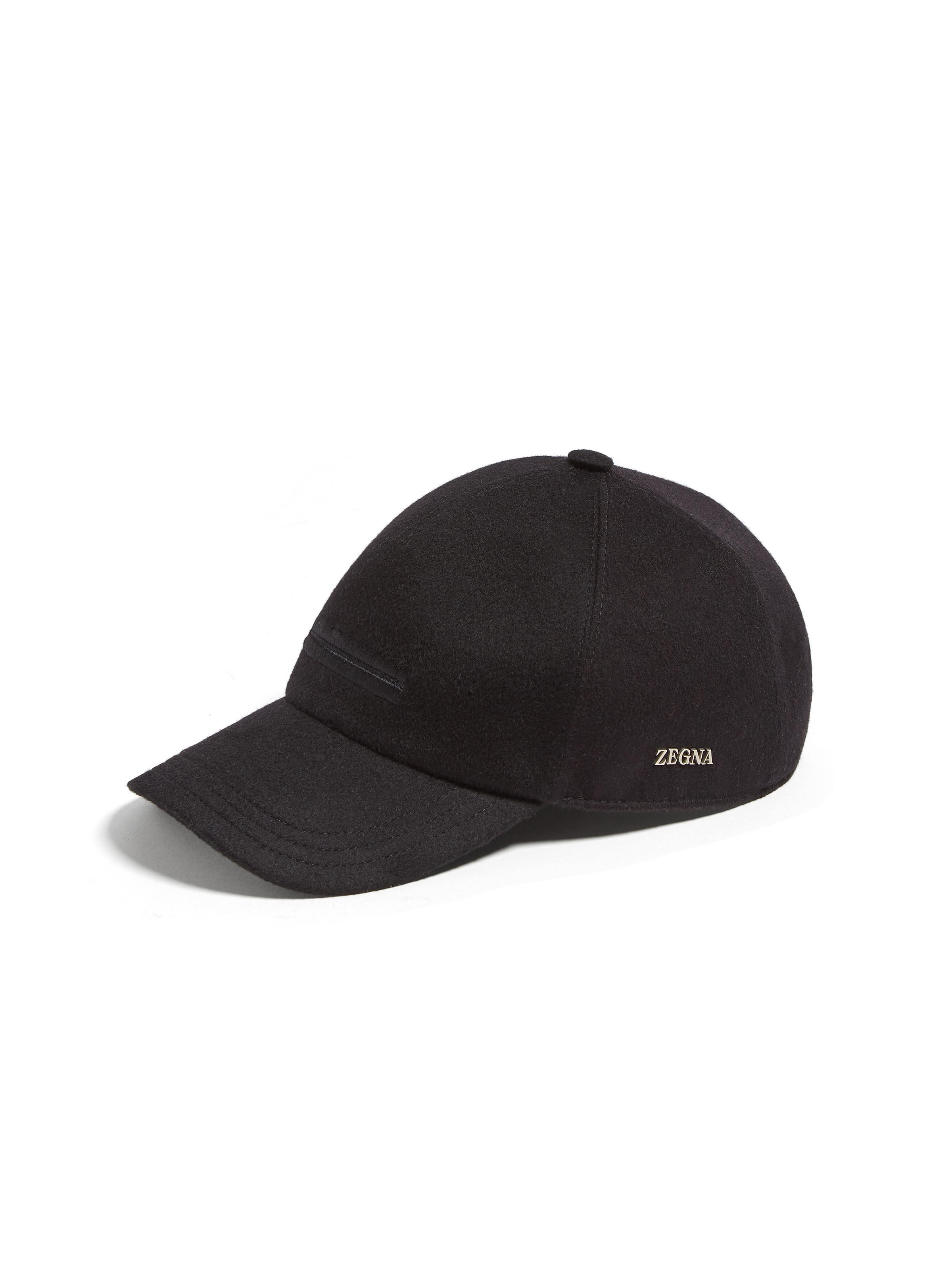 ZEGNA Oasi Cashmere Baseball Cap in Black for Men | Lyst