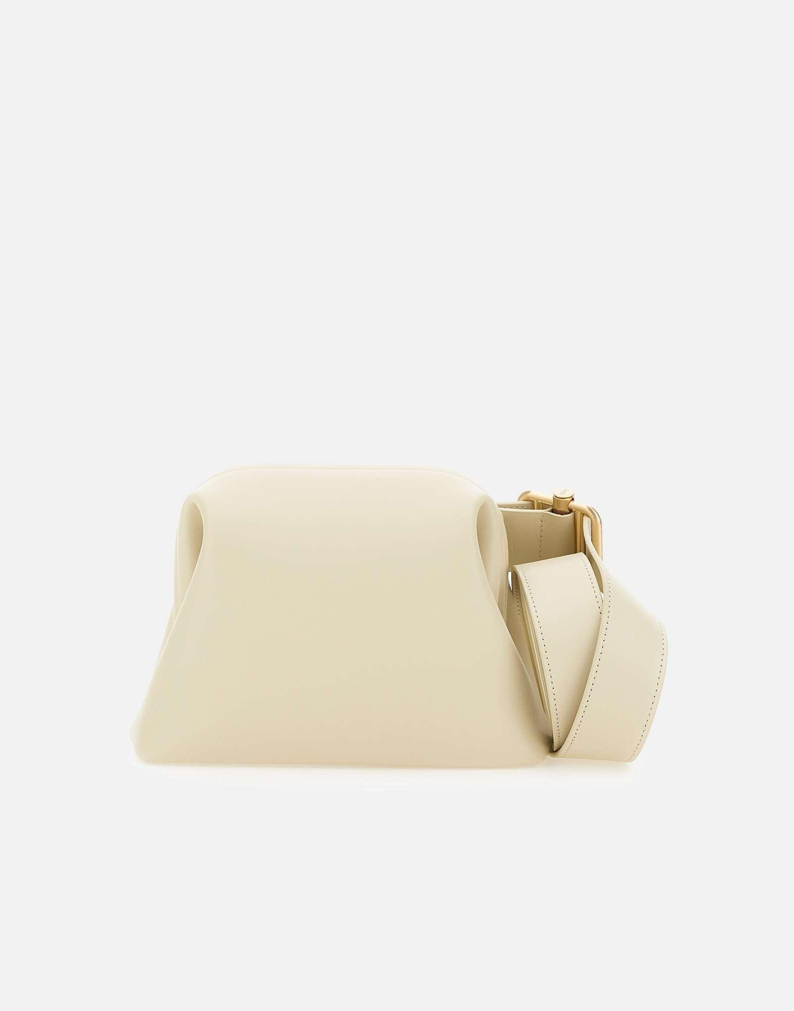 OSOI Mini Brot Smooth Leather Shoulder Bag in Natural | Lyst