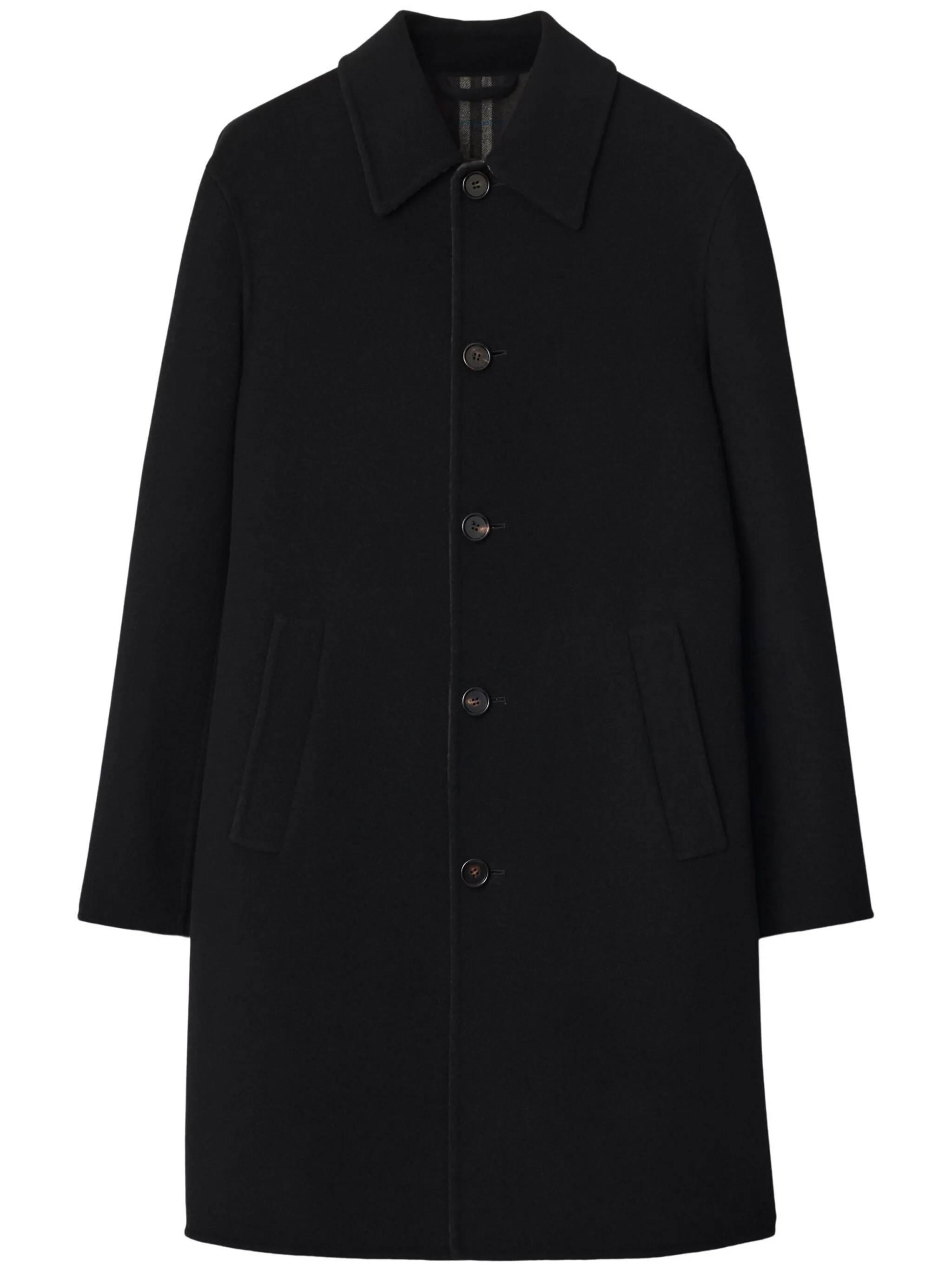 Burberry Snug Coat in Black for Men | Lyst